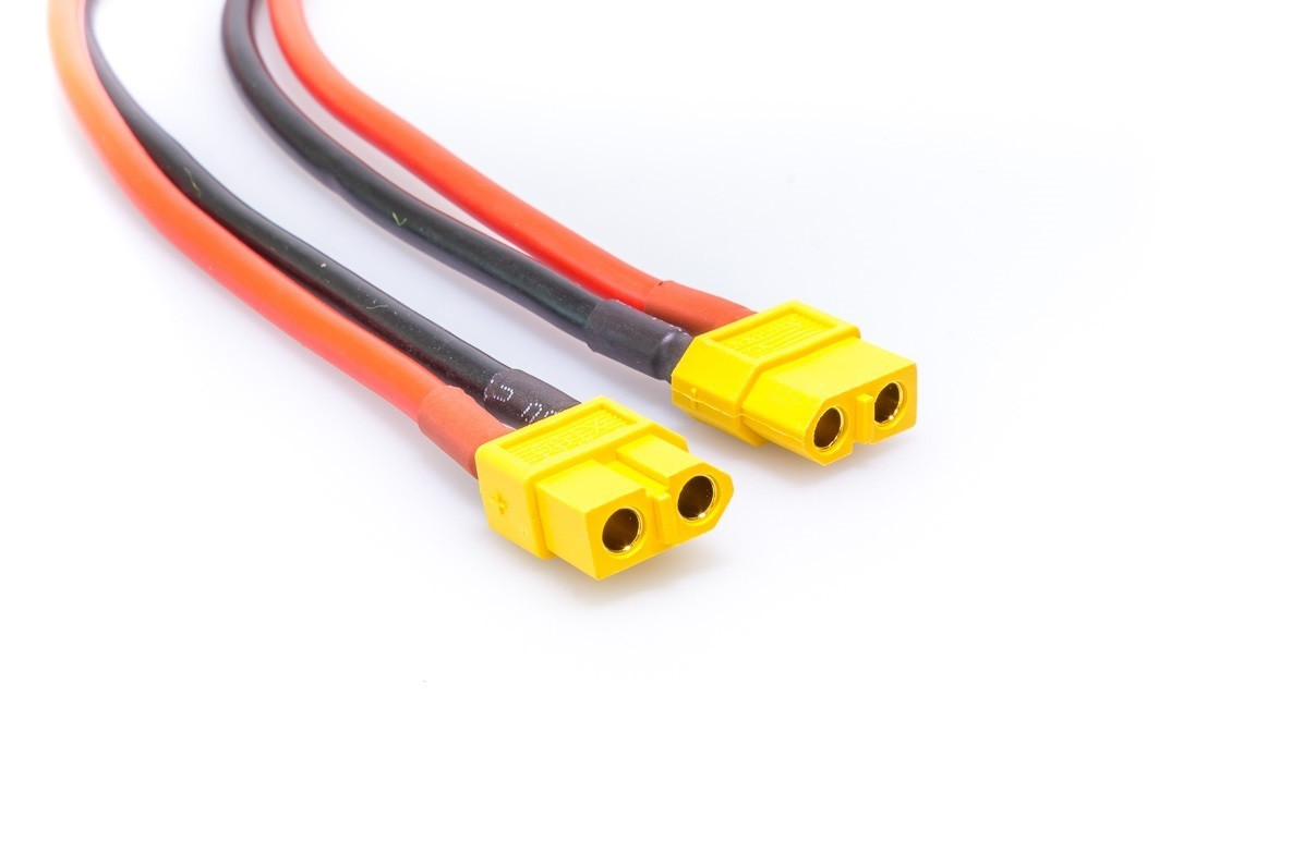 Конектор XT60 Female з кабелем 14AWG 15см (ID#2119370643), ціна: 77 ...