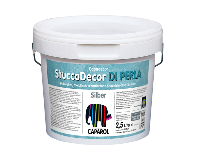 Штукатурка отточенто CAPADECOR STUCCO PERLA DI SILBER, 2,5 л (ID#1220434461), ціна: 3630 ...