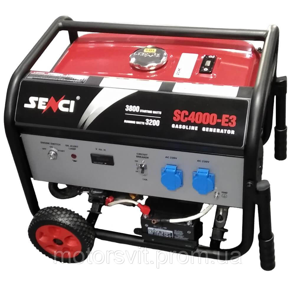 Генератор Senci SC4000-E3 (3,2 - 3,8 кВт) открытый бензиновый (ID#2121055198), цена: 21700 ...
