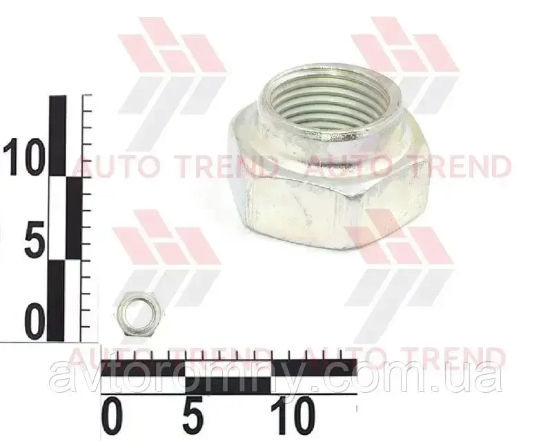 Гайка М18 маточини без точки права різьба ВАЗ 2101 2102 2103 2104 2105 2106 2107 Нива Тайга 2121 ...