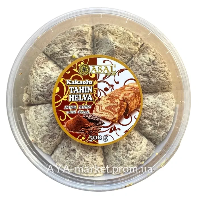 Халва кунжутная с какао Asal, 500 г, цена: 138 ₴, купить на Prom.ua
