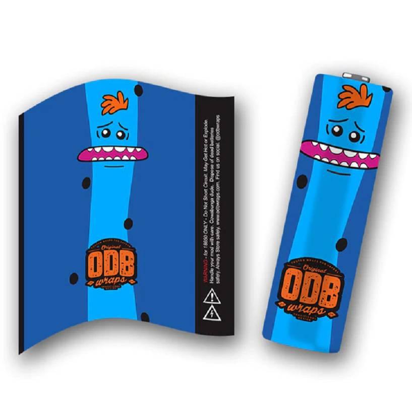 Термоусудка odb ZF для акумуляторів 21700/20700 Mr Meeseeks Blue (AJ ...