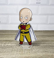 "Сайтама (Ванпанчмен / One-punch man) 10 см" фигурка (стенд) акриловая ...