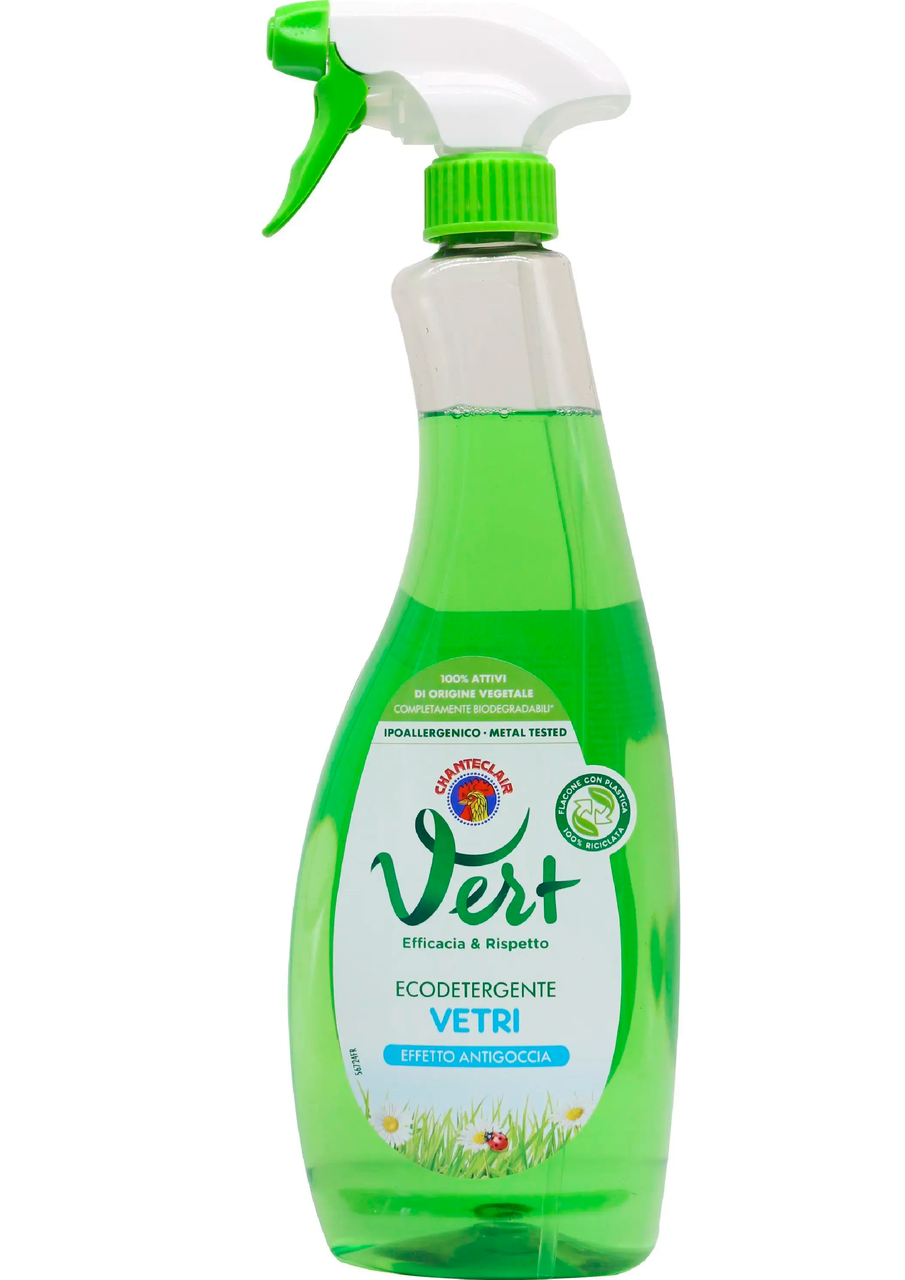Засіб для миття скла ChanteClair Vert Glassreninger Vetri Spray, 625 мл ...