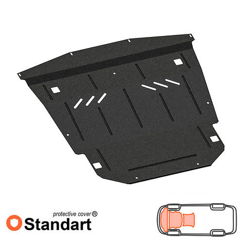 Nissan Qashqai J11 2014-2017 Kolchuga Standart (Защита двигателя, КПП и ...