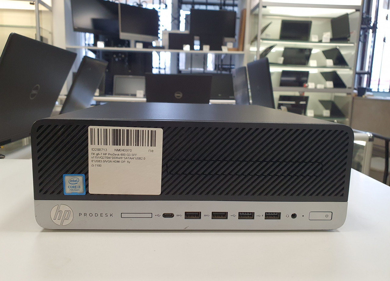 Комп'ютер HP ProDesk 600 G3 SFF Intel Core i3-7100/8GB DDR4/SSD 120GB ...