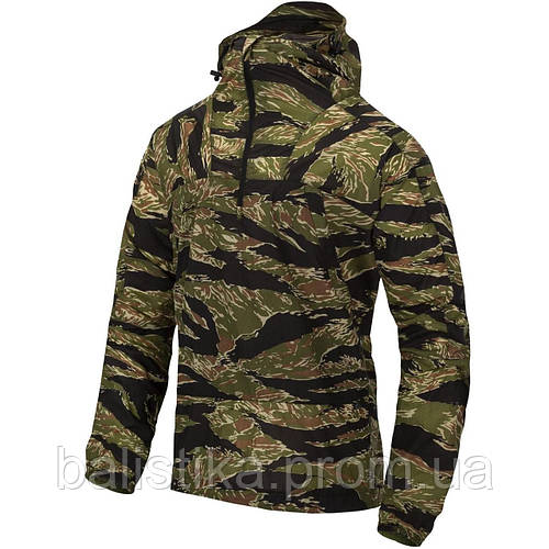 Легкая ветровка анорак Helikon Windrunner Windshirt-Tiger Stripe ...