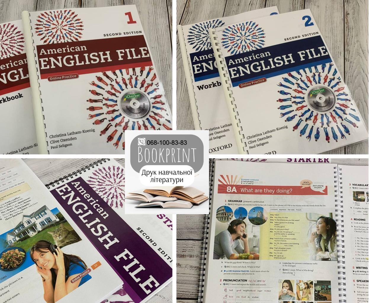 American English File 1,2, 4,5 2nd Edition (ID#2299588260), ціна: 330 ...