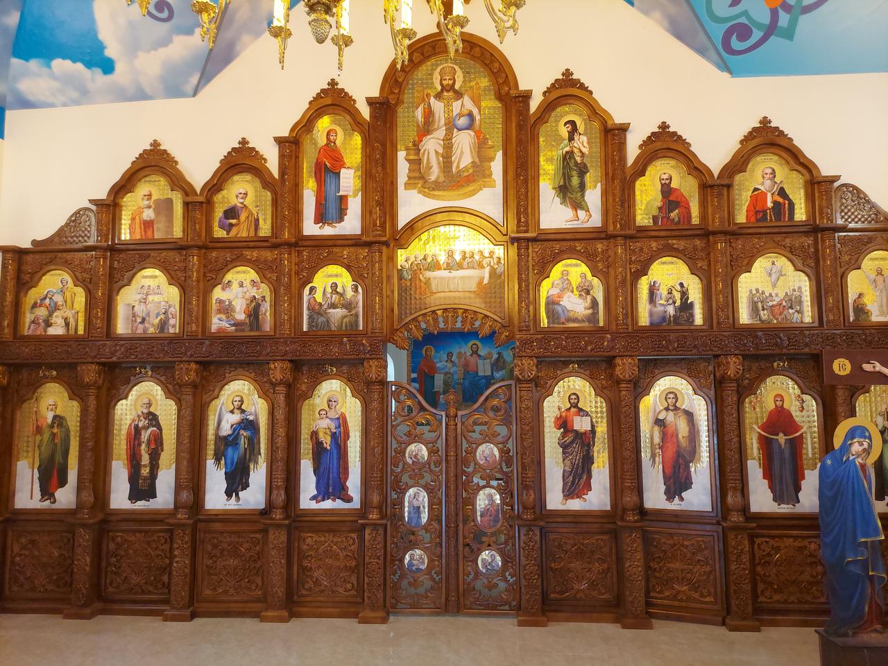 Большой лаковый иконостас, резьба чпу: продажа, купить в Украине ...