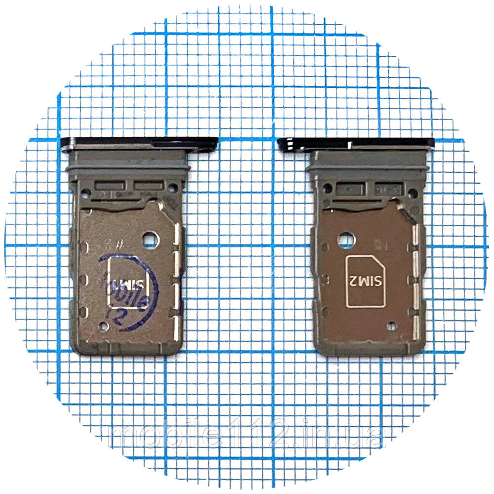 Держатель Sim карты Samsung Galaxy S21 5G G991B серый на 2 Sim (ID ...