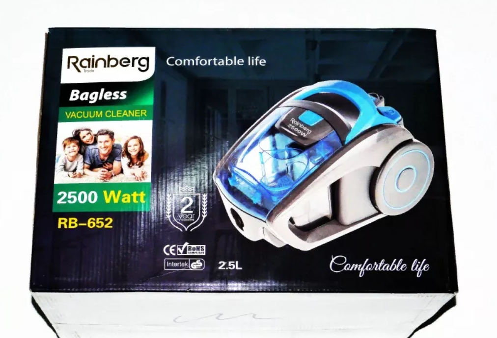 Пилосос Rainberg RB-652 2500W колбовый 2.5 L (ID#2124970301), ціна: 2844.40 ₴, купити на Prom.ua