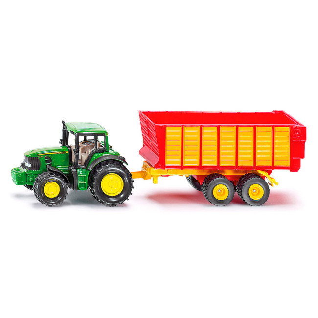Автомодель Siku Трактор John Deere з силосним причепом (1650) (ID#1742349275), цена: 844 ...