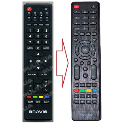 Пульт для телевизора bravis 40d3000 - купить недорого на Prom.ua: цены, акции и отзывы | Украина ...