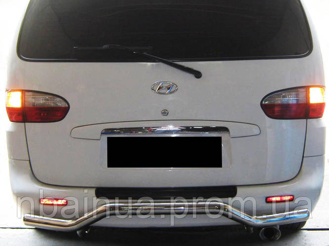 Задняя дуга AK-005 (нерж.) для Hyundai H200, H1, Starex 1998-2007 гг (ID#2456868008), цена: 4934 ...