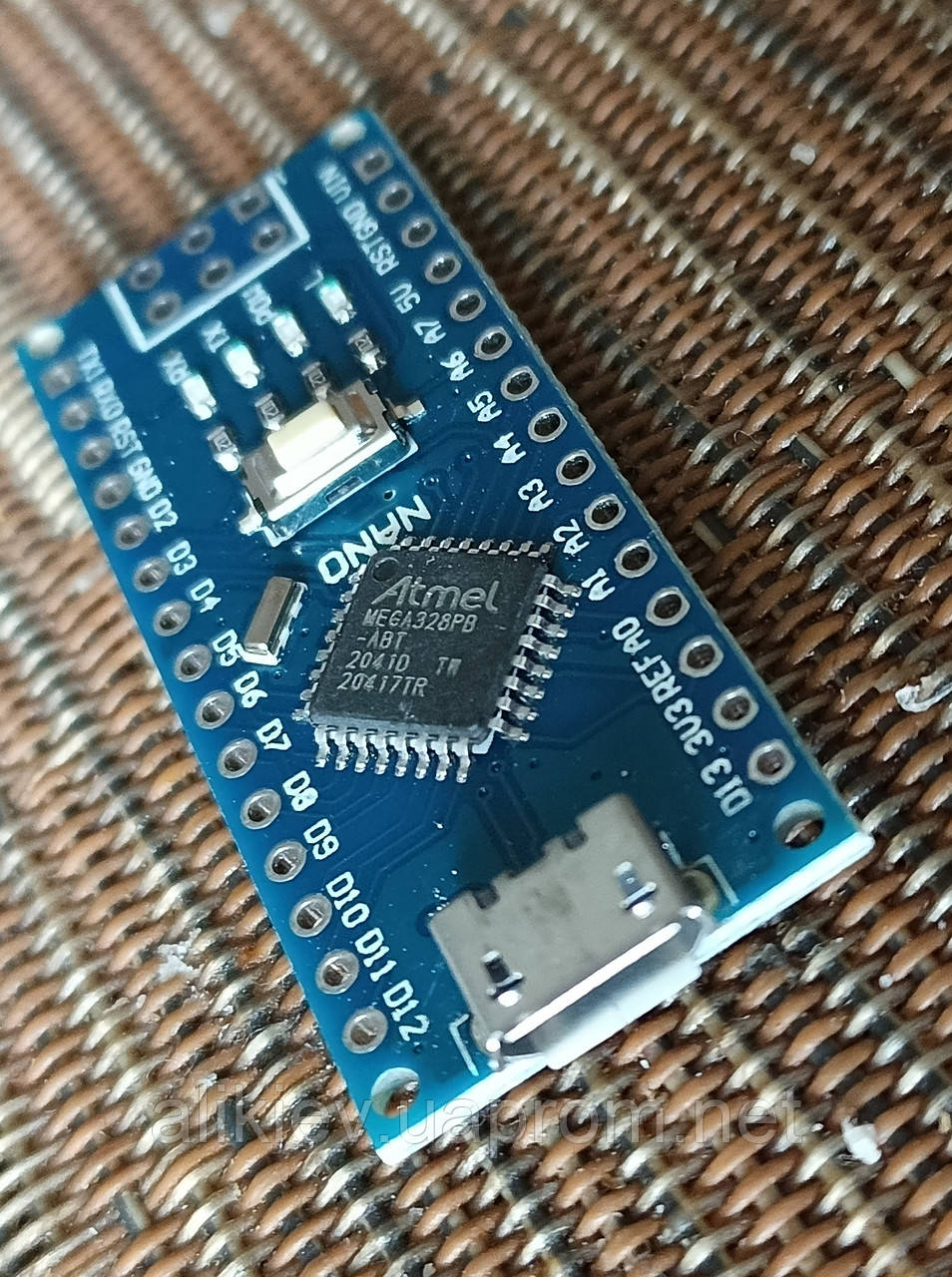 Мікроконтролер Arduino Nano V3 0 Avr Atmega 328p Type C Ардуіно нано плата розробки Id