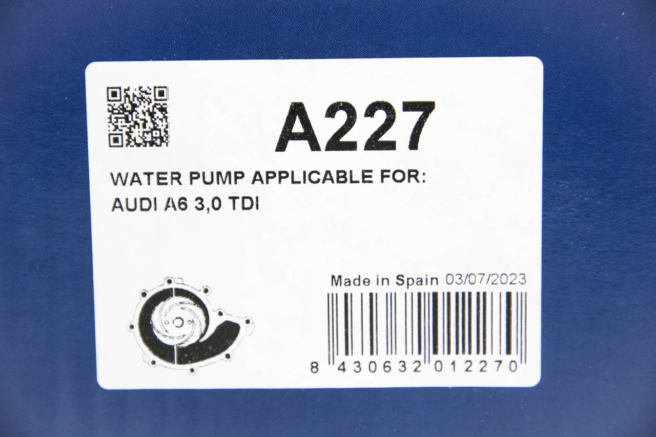 Насос водяной, VOLKSWAGEN DOLZ (A227) (ID#2126982945), цена: 1294 ...