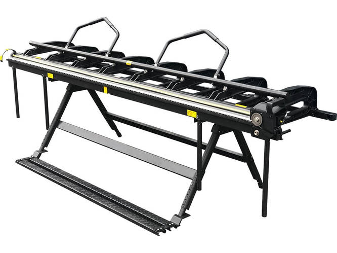 Листогиб STALEX ALB-2,6м для металу 0,7 мм листогибний верстат для виготовлення добірних ...