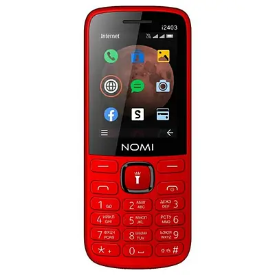 Мобільний телефон Nomi i1440 Dual Sim Red, ціна: 379 ₴, купити на Prom.ua