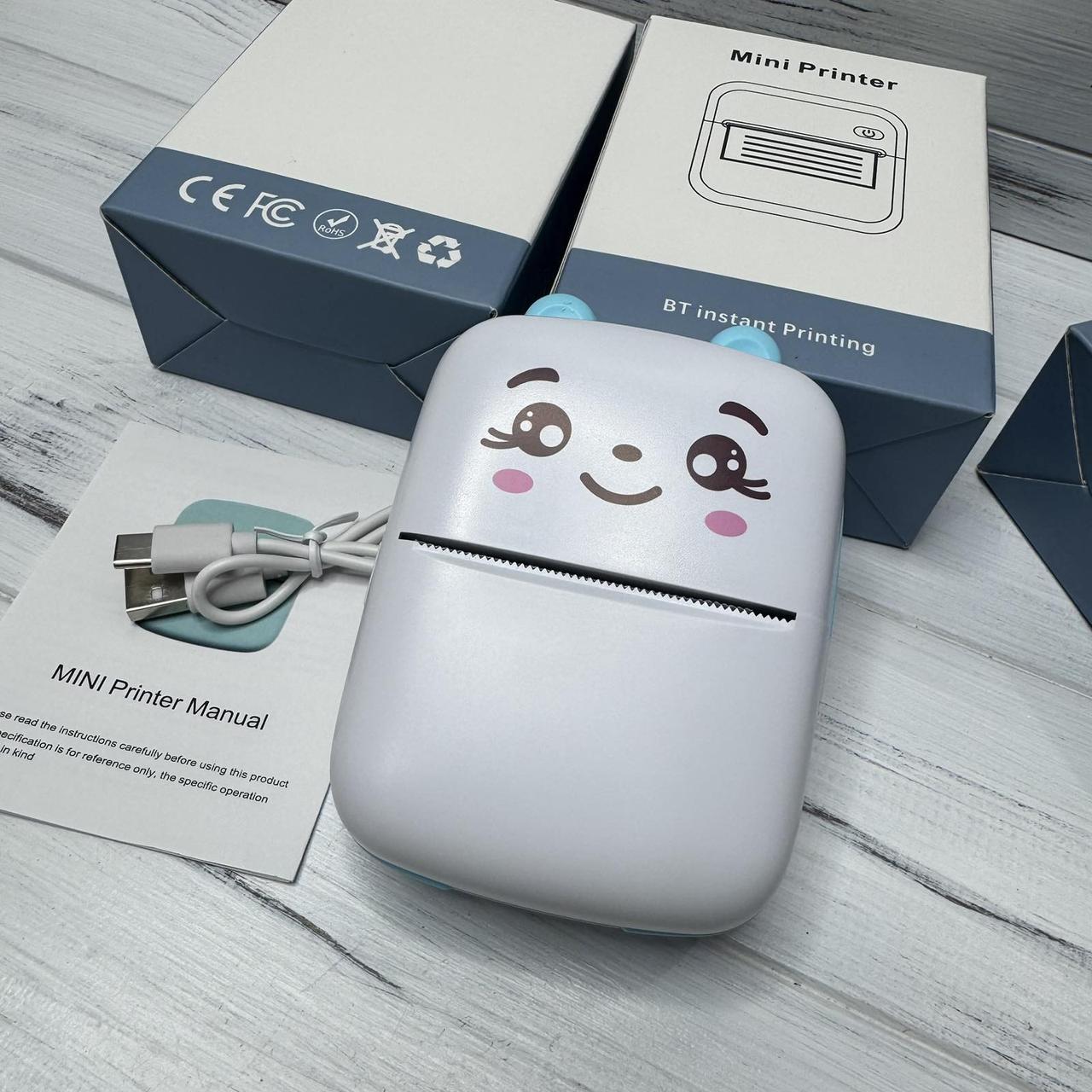 Портативный мини принтер (Mini Printer) cat ears (ID#2128294430), цена ...