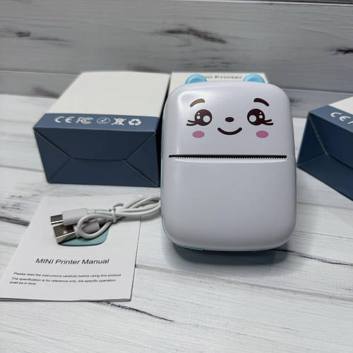 Портативный мини принтер (Mini Printer) cat ears (ID#2128294430), цена ...