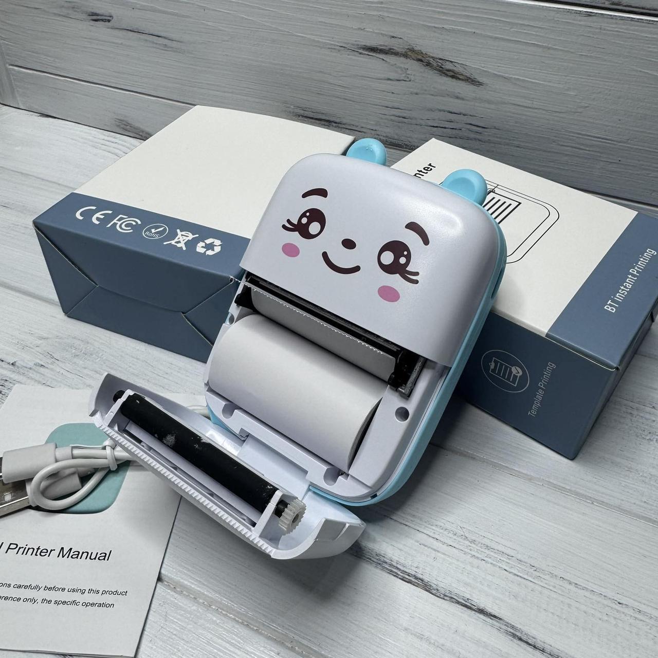 Портативний міні принтер (Mini Printer) cat ears (ID#2128294430), ціна ...