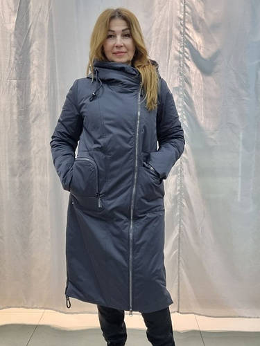 Жіноча демісезонна подовжена куртка суцільного крою Mishele 937-1 (ID#2128860689), ціна: 3790 ...