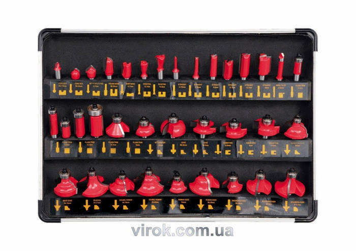 Набор фрез по дереву для электрофрезера YATO YT-6803 Strimko - Купи Это (ID#2128869274), цена ...