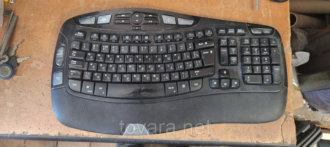 Беспроводная мультимедийная клавиатура Logitech Cordless Desktop Wave Y ...