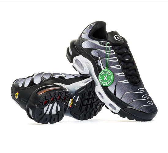 Мужские кроссовки Nike Air Max TN Plus black grey gradient Найк Аир ТН ...