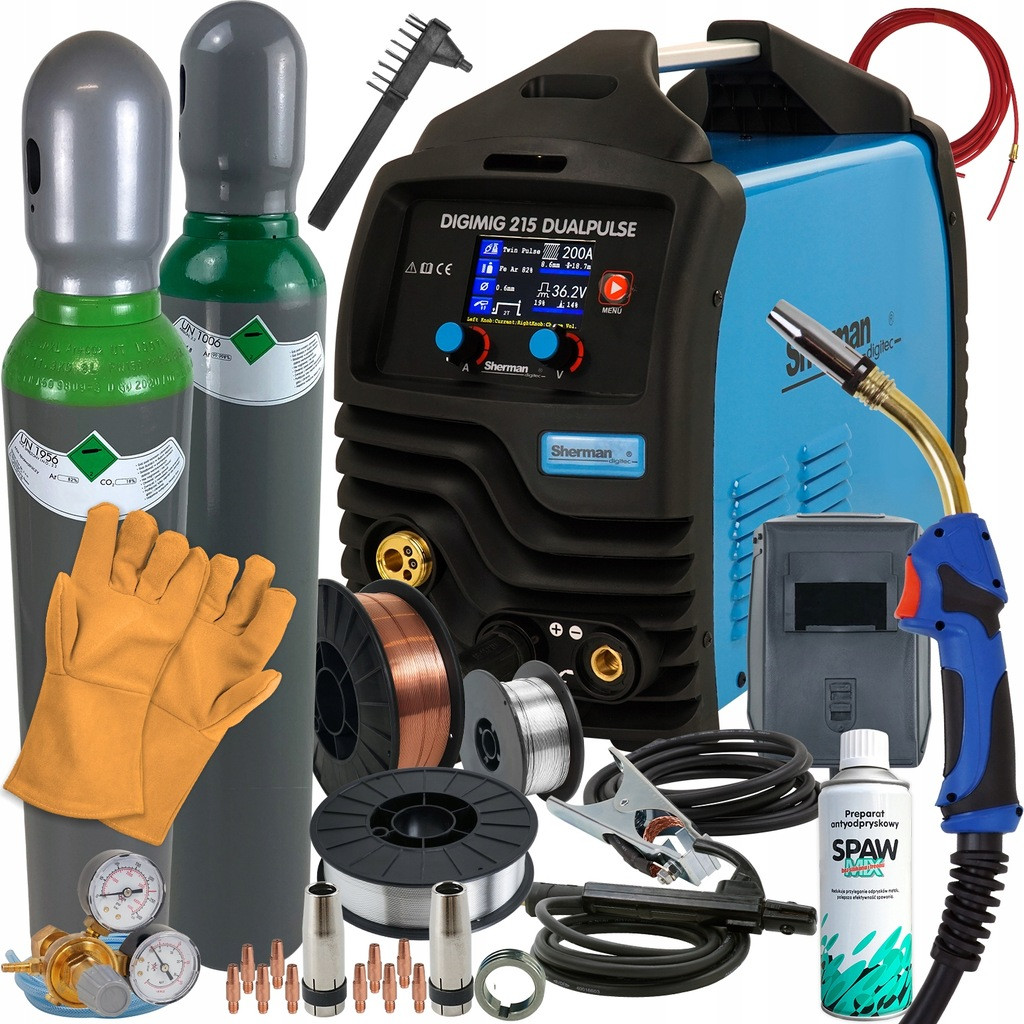 Зварювальний апарат Sherman DIGIMIG 215 MIGOMAT PULS KIT (ID#2129780525 ...