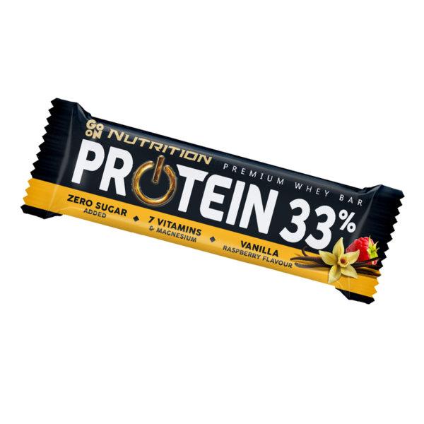 Протеиновый батончик Go On Nutrition Protein 33% Bar Vanilla Raspberry ...