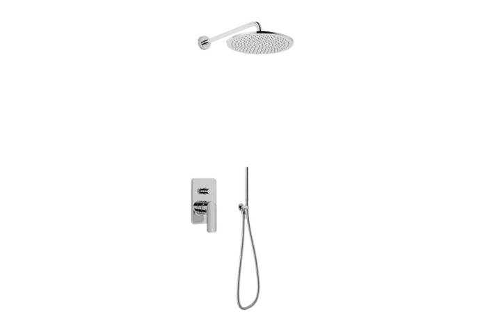 Душевая система KOHLMAN TEXEN CHROME + BOX скрытого монтажа (ID ...