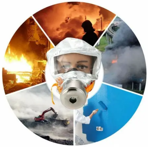 Противогаз от угарного газа полнолицевой fire mask tzl-30 средства ...