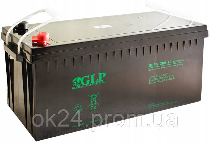 АККУМУЛЯТОР GEL GEL GLPG 200Ah 12V GLPG200-12 GLPG200 БЛОК ЖИВЛЕННЯ (ID ...