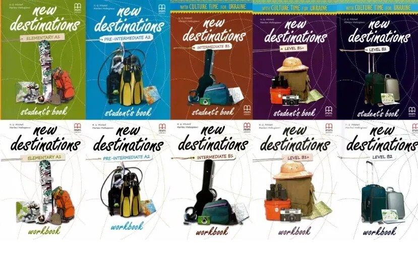 New destinations A1, А1.1, A2, B1, B2 Student's Book + Workbook (ID ...