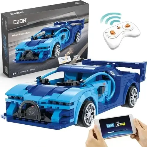 Cada Construction Blocks Blue Race Car Dual Mode автомобіль. (ID ...