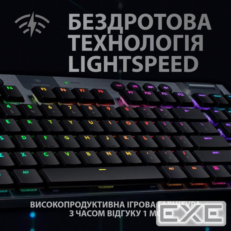 Клавиатура беспроводная LOGITECH G915 TKL Lightspeed Wireless RGB ...