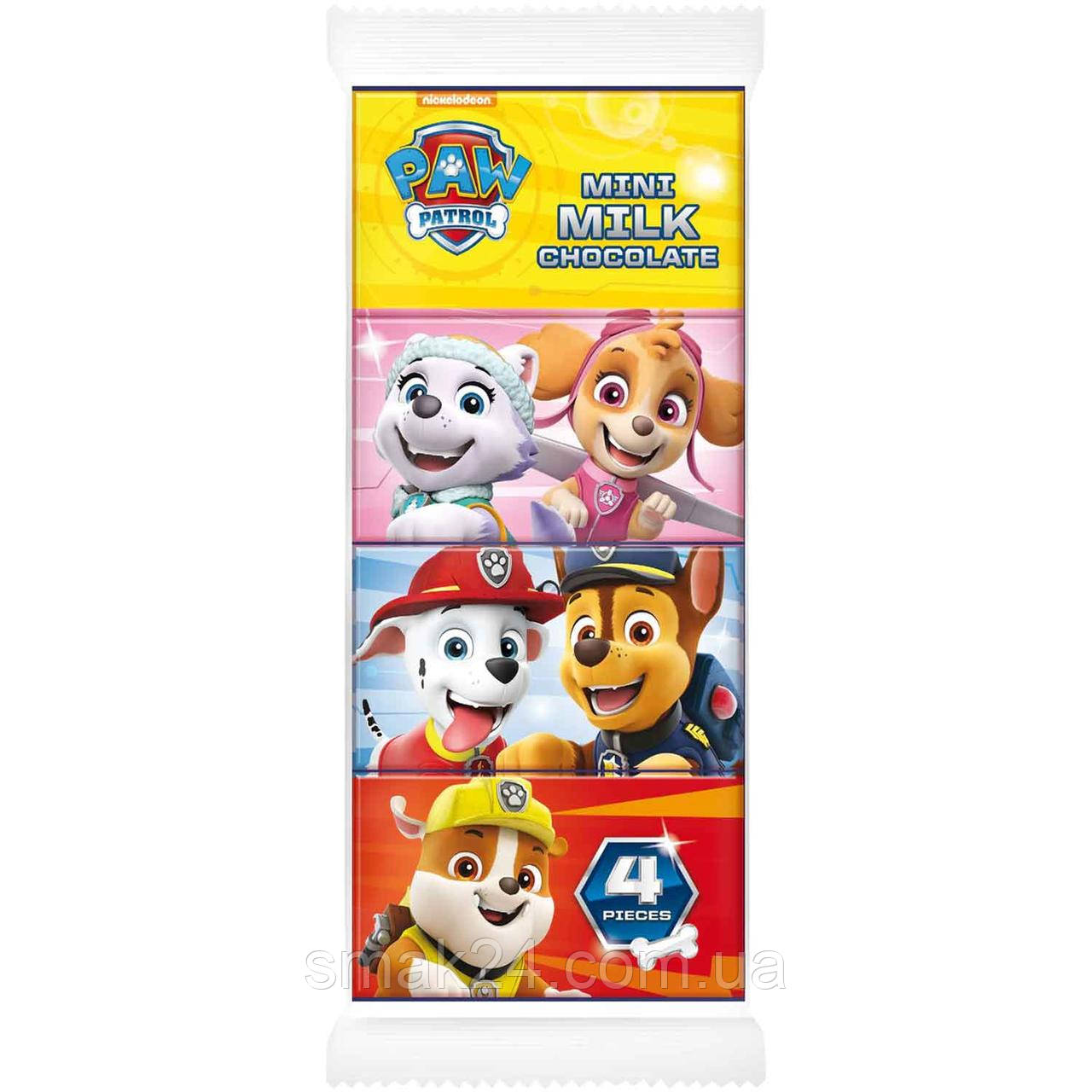Набор мини-шоколада Щенячий Патруль Mini Milk Chocolate Paw Patrol ...