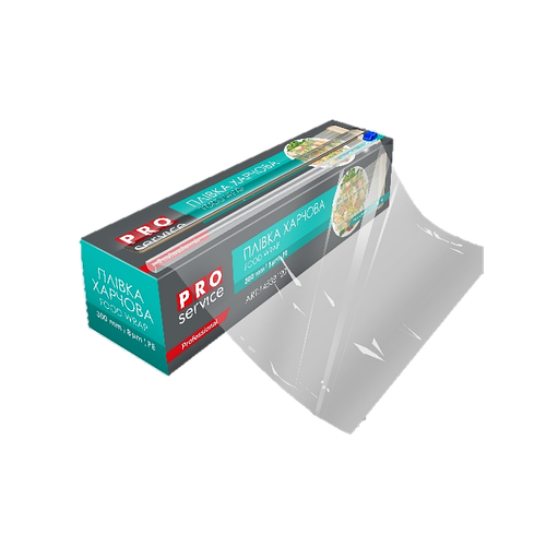 Пленка пищевая PVC PRO service в отрезной коробке, 300м х 30см, 8 мкм ...