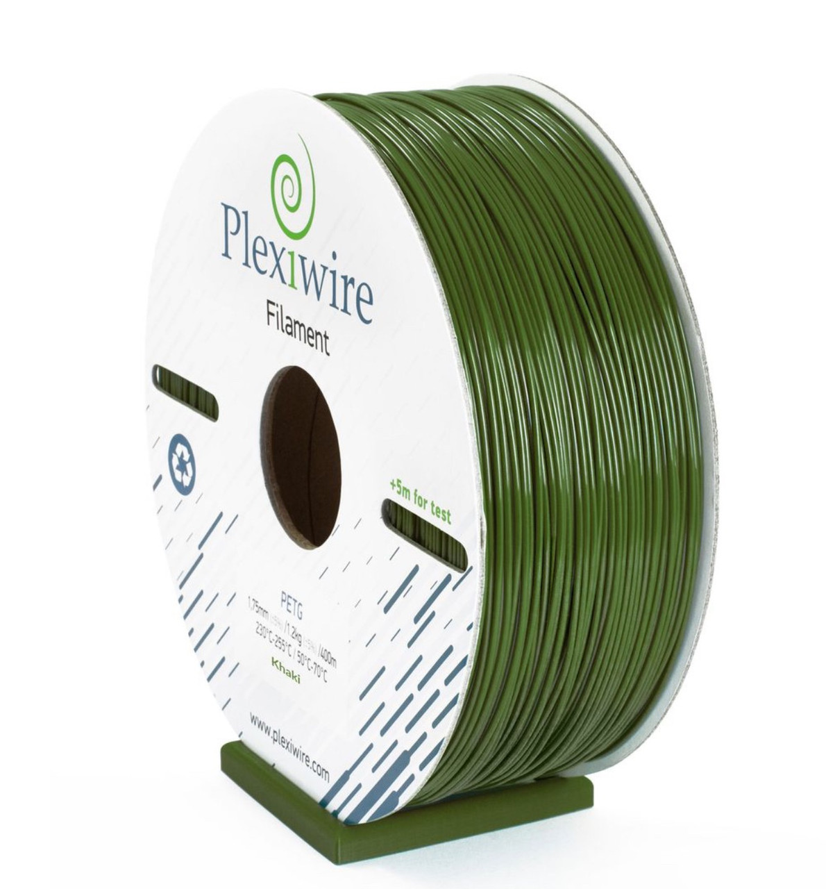 PETG пластик Plexiwire для 3D принтера хаки 1,75мм (400м / 1,2кг): продажа, цена в Каменском ...