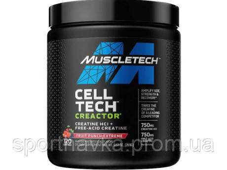 Cell-Tech Creactor Creatine HCl MuscleTech (269 грамм) (ID#2135535629 ...