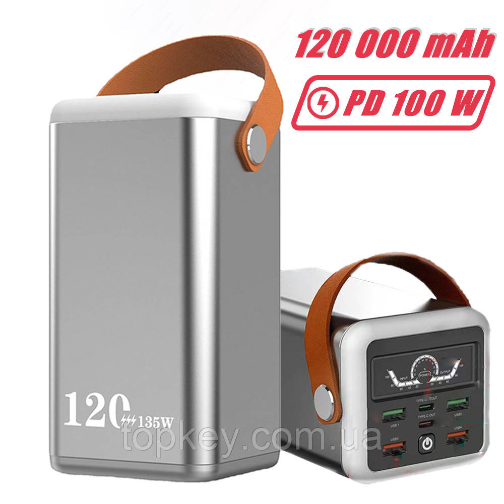 Мощный Повербанк 120000 mAh 100W Портативная Зарядная станция ...