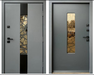 Вхідні двері Qdoors колекція СТРОНГ модель ПЛАЗА метал/МДФ вулиця (ID ...