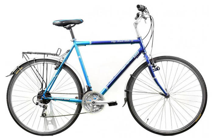 Гибридный велосипед MPS City Track Bike 28" L голубовато-синий Б/У (ID ...