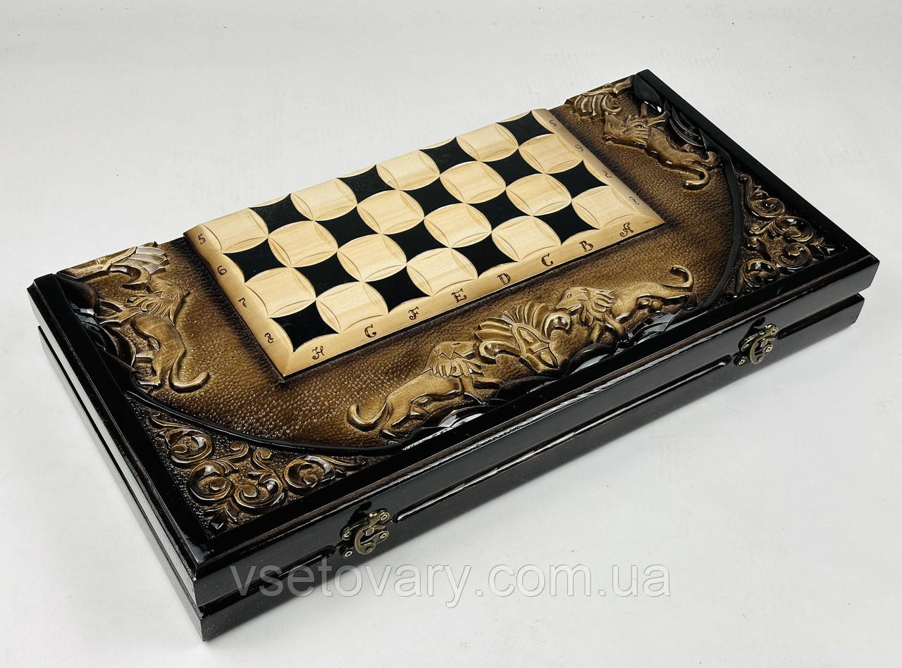 Нарди, шахи, шашки ручної роботи 3в1 (60х60 см.) (ID#1015327691), ціна ...