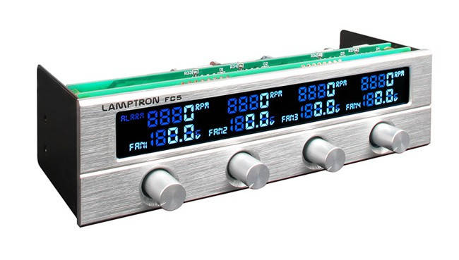 Контролер вентилятора Lamptron FC5 V2 5.25'' - сріблястий (LAMP-FC0052S ...
