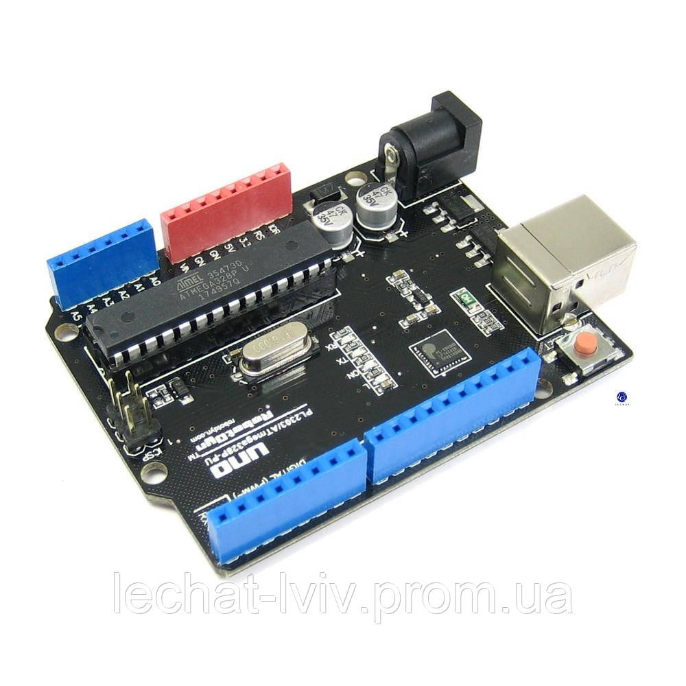 Arduino UNO R3 Classic Контроллер RobotDyn UNO R3 ATmega328P-PU, DIP ...