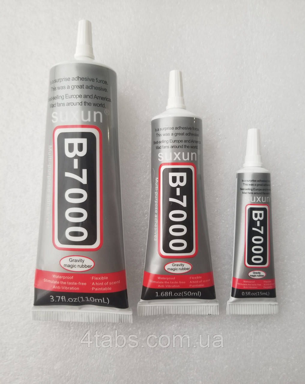 Клей силіконовий B-7000 B7000 50 ml у тюбику з дозатором Прозорий 110 (ID#2394187394), ціна: 84 ...