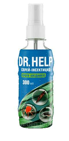 Спрей инсектицид для комнатных растений Dr. Help от вредителей 300 мл ...