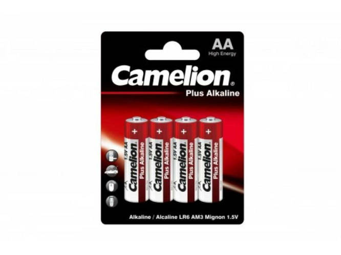 Батарейка CAMELION Plus Alkaline AA/LR6 BP4 4шт (C-11000406) (ID ...